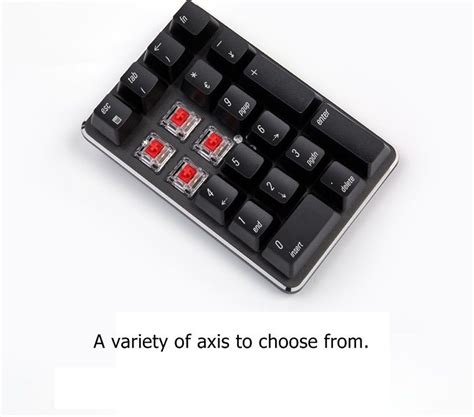 Smart Key USB G Wireless Mechanical Numeric Keypad For Notebook Desktop Financial