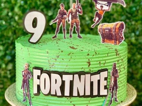 Introduzir 40 Imagem Bolo De Festa Fortnite Br Thptnganamst Edu Vn