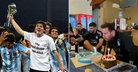 La Desconocida Historia Del Primer Cumpleaños De Messi Concentrado Con