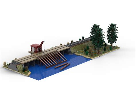 Lego Moc Sawmill Series Log Dump Model 1 By Jepaz Rebrickable