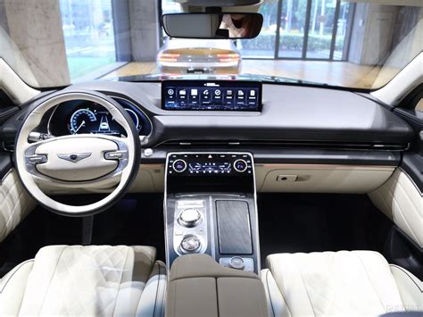 卡迪夫绿捷尼赛思gv80中控内饰图片捷尼赛思gv80 2023款 25t 四驱旗舰版 4座7398841太平洋汽车网