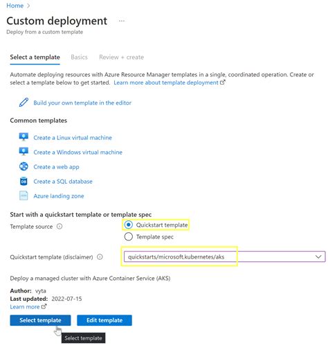 i m not able to deploy any arm template microsoft qanda