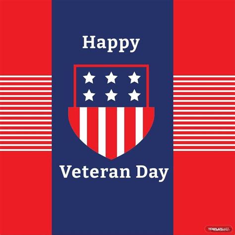 Happy Veterans Day Clipart In PSD Illustrator SVG EPS PNG