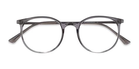 Marilou Round Clear Gray Full Rim Eyeglasses Eyebuydirect Canada
