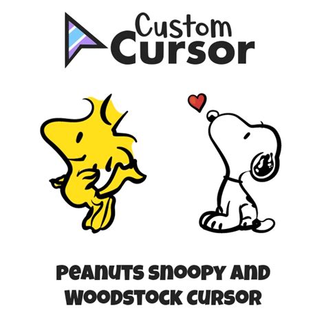 Peanuts Snoopy And Woodstock Cursor Custom Cursor