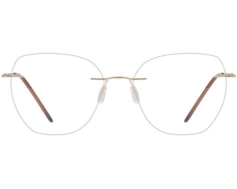 Geometric Rimless Eyeglasses 155894 C