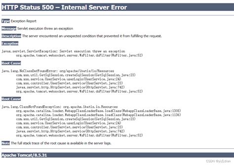 Status Internal Server Error Type Internal Server Error