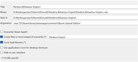 Pandora Behaviour Engine Mods Sl Zaz Dd Technical Support