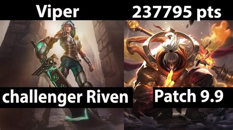Viper Riven Vs Jax 237795 Pts Top Flyquest V1per Youtube