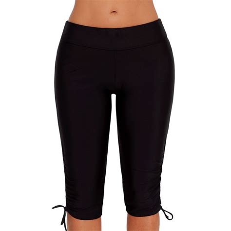 Dodoing Womens Long Boardshort Swim Bottom Swim Pants Swim Skirt
