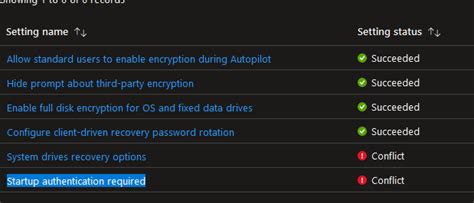 ms intune bit locker conflict in hybrid environment deploying windows