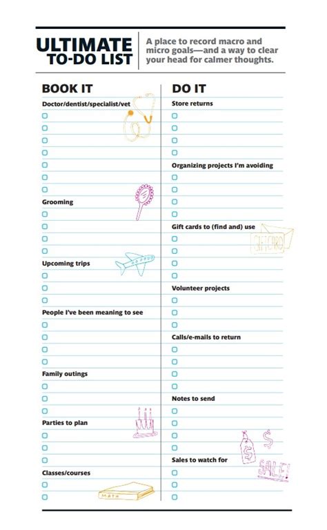 To Do List Template Free Word Templates