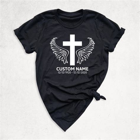 Custom Funeral Shirt In Loving Memory Shirt Rest In Peace Etsy