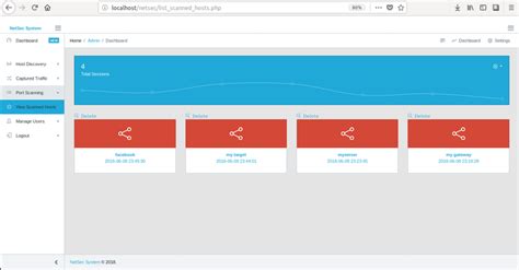 Screenshot Of The List All Sessions Of The Scan Web Application Download Scientific Diagram