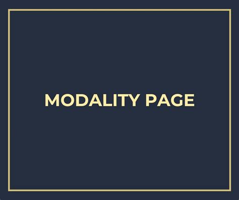 Modality Page Counselingwise