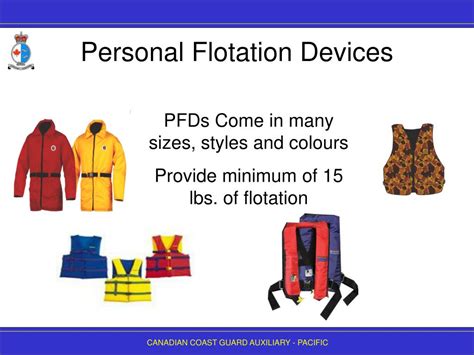 Ppt Personal Flotation Devices Powerpoint Presentation Free Download Id 80649