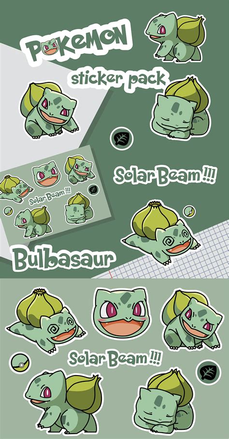 Pokemon Stiker Pack Behance