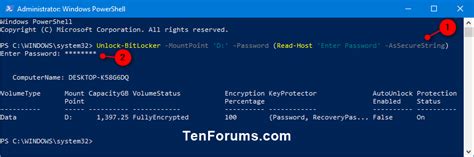 Unlock Fixed Or Removable Bitlocker Drive In Windows Tutorials