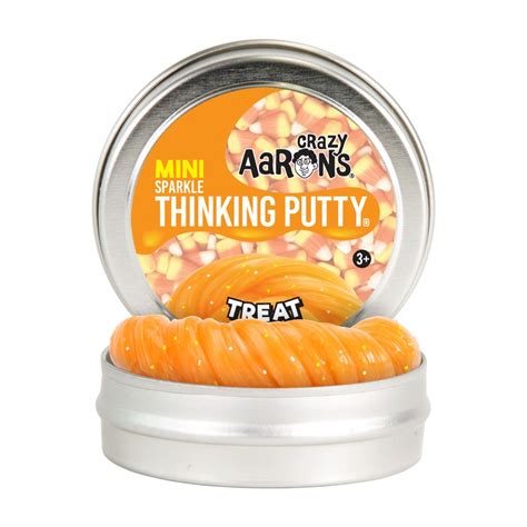 Crazy Aaron Thinking Putty รุ่น Halloween Sparkle Treat สีส้ม ขนาด 2 นิ้ว Shopee Thailand