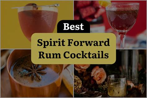 5 Spirit Forward Rum Cocktails To Kickstart Your Weekend Dinewithdrinks