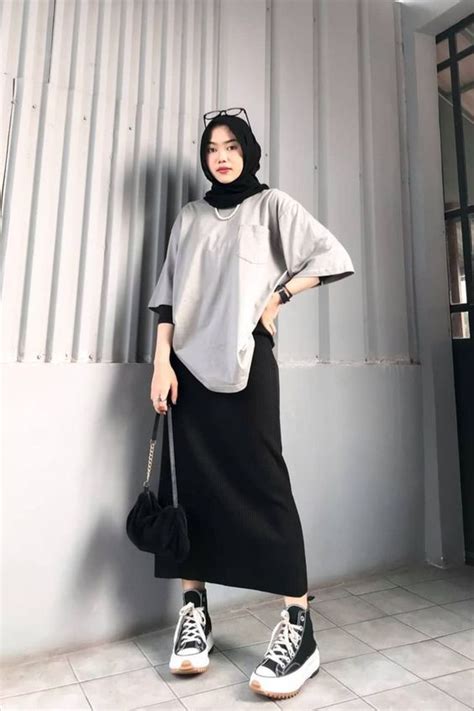 Inspirasi Street Style Hijab Kekinian Yang Simpel Tapi Kece Hai Gadis