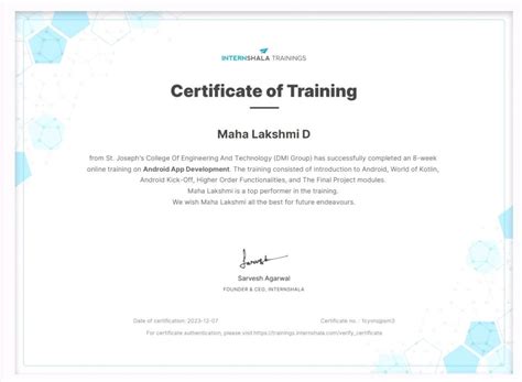 D Maha Lakshmi On Linkedin With Pleasure To Announce That I Have Successfully Completed