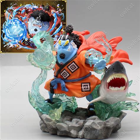 Figura One Piece Jinbe Homem De Peixe Karate Ogi Ver 15cm Cavaleiro Do Mar Gk Antigo Sete