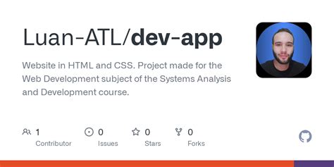 Github Luan Atl Dev App Website In Html And Css Project Made For