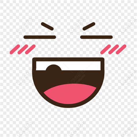 만화 일러스트 창조적 인 얼굴 귀여운 표현 팩 웃음크게 웃고창의성 Png 일러스트 무료 다운로드 Lovepik