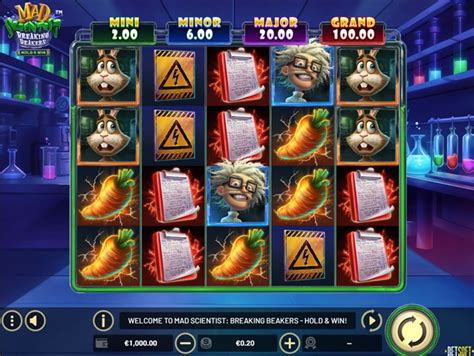 Mad Scientist Breaking Beakers Hold And Win Slot By Usa Friendly