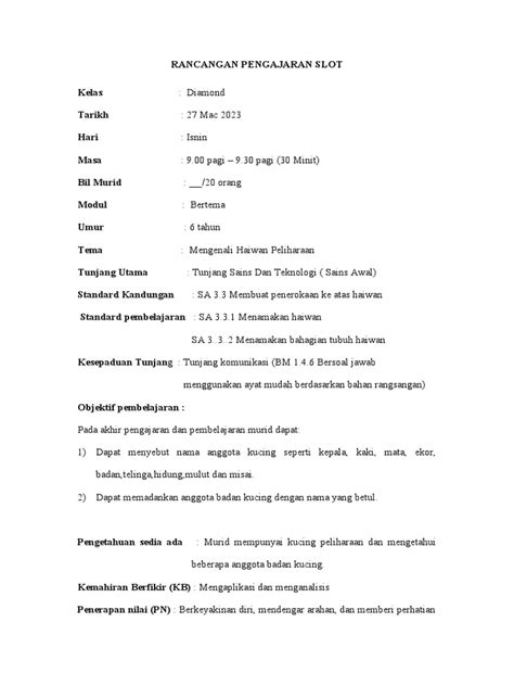 Contoh Rps Pdf