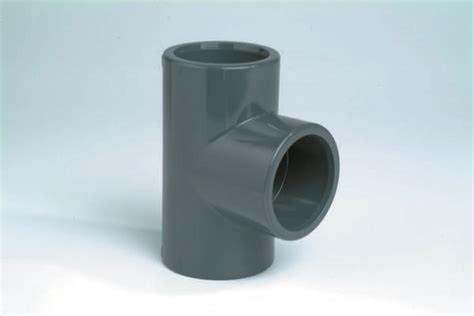 280mm Pvc 90° Tee Plain Plaspipes Ltd