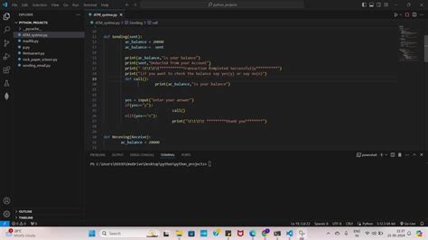 Jyothi Telugu On Linkedin Python Atmsystem Programming Finance