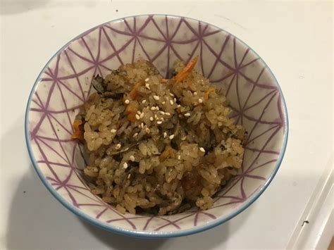 海苔の佃煮で炊き込みご飯 By ルリコノハハ 【クックパッド】 簡単おいしいみんなのレシピが394万品