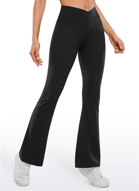 Crz Yoga Women Butterluxe V Crossover High Waist Flare Leggings 31