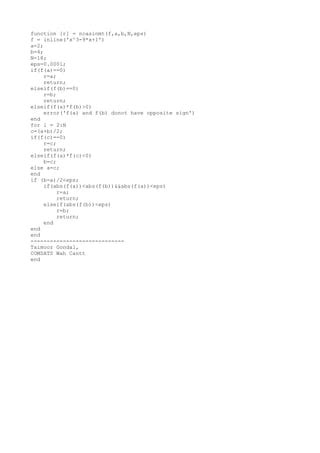 Bisection Methode Alternate PDF