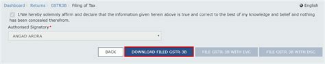 GSTR3B File Nil Return