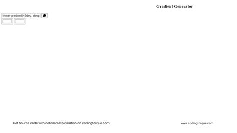 Gradient Color Generator Using Html Css And Javascript Coding Torque