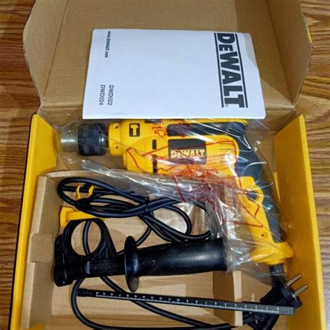 Promo Mesin Bor Tangan Listrik Impact Drill Dewalt Dwd024 13Mm Diskon