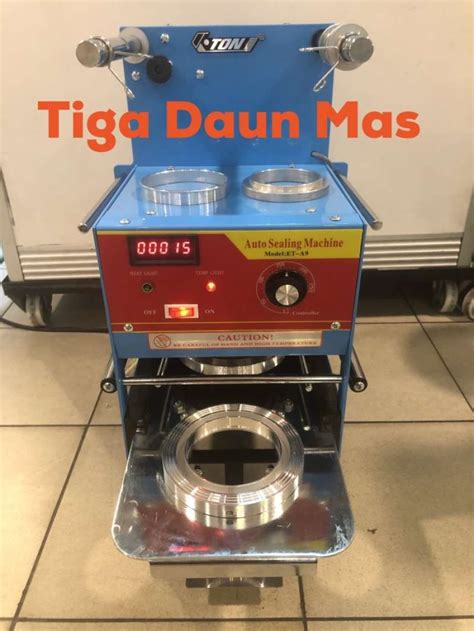 Jual Cup Sealer Mesin Penyegel Tutup Gelas Automatis Eton Et A9 Di