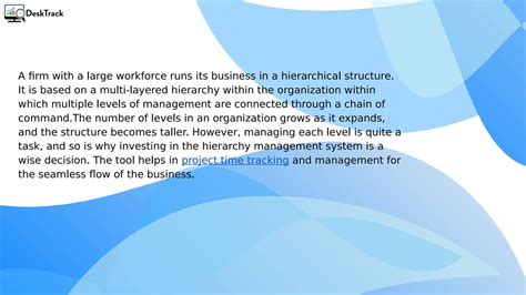 Hierarchy Management System Understanding Levels And How The Tools Work By Desktrack Issuu