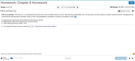 solved homework chapter 8 homework save score 0 of 1 pt 3