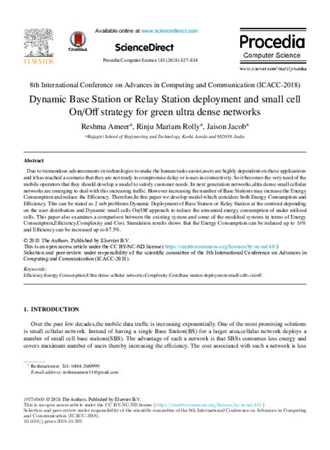 Pdf Dynamic Base Station Or Relay Station Deployment And Small Cell Onoff Strategy For Green