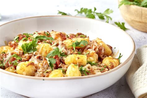 Gnocchi Gratin Bolognaise Recepten 15gram