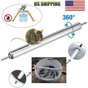Stainless Steel Mice Rats Mouse Killer Roll Trap Grasp Rolling Spinning Roller | eBay