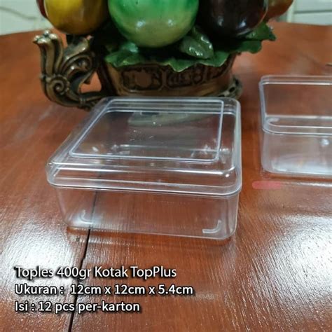 Jual Toples Kue Kering Snack Nastar Kotak 400Gr Merek TopPlus 12x12x5