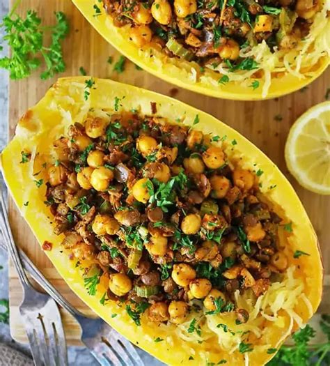 20 Delicious Vegan Spaghetti Squash Recipes Filling And Healthy Tasty