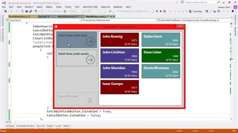 Jeremybytes Task And Await In C Part 4 Basic Cancellation Youtube