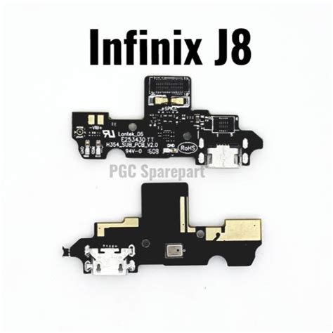 Jual Original Papan Konektor PCB Connector Charger MIC Infinix J Flexible Flexibel Fleksibel