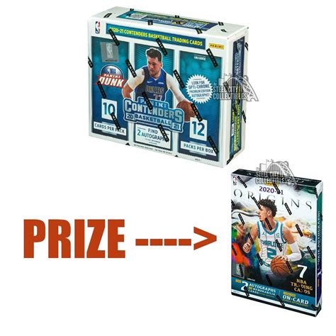 2020 21 Panini Contenders Basketball Hobby Box Random Division Group